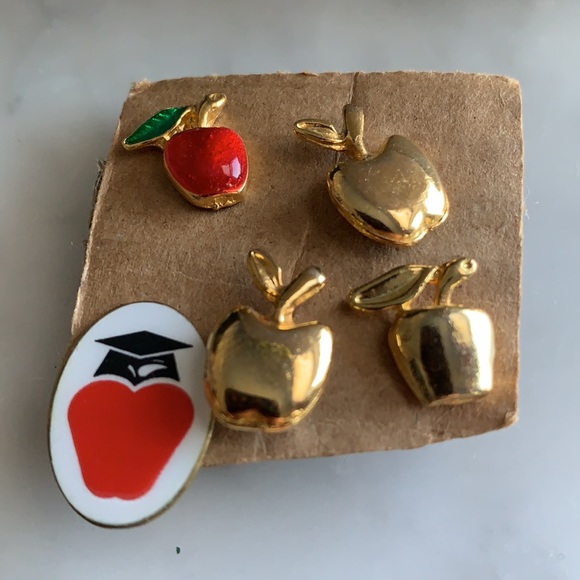 Vintage | Jewelry | Teacher Appreciation Pin 5 Piece Lot | Poshmark